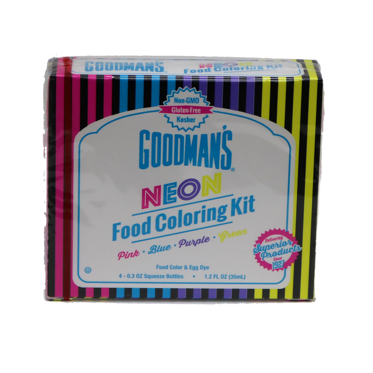Neon Food Coloring Kit Assorted – Goodmans Flavorings